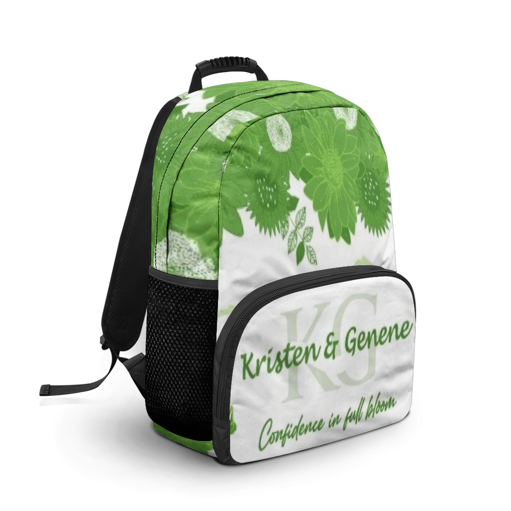 K & G original Kelly Green and white Backpacks – Orange Candi Co.